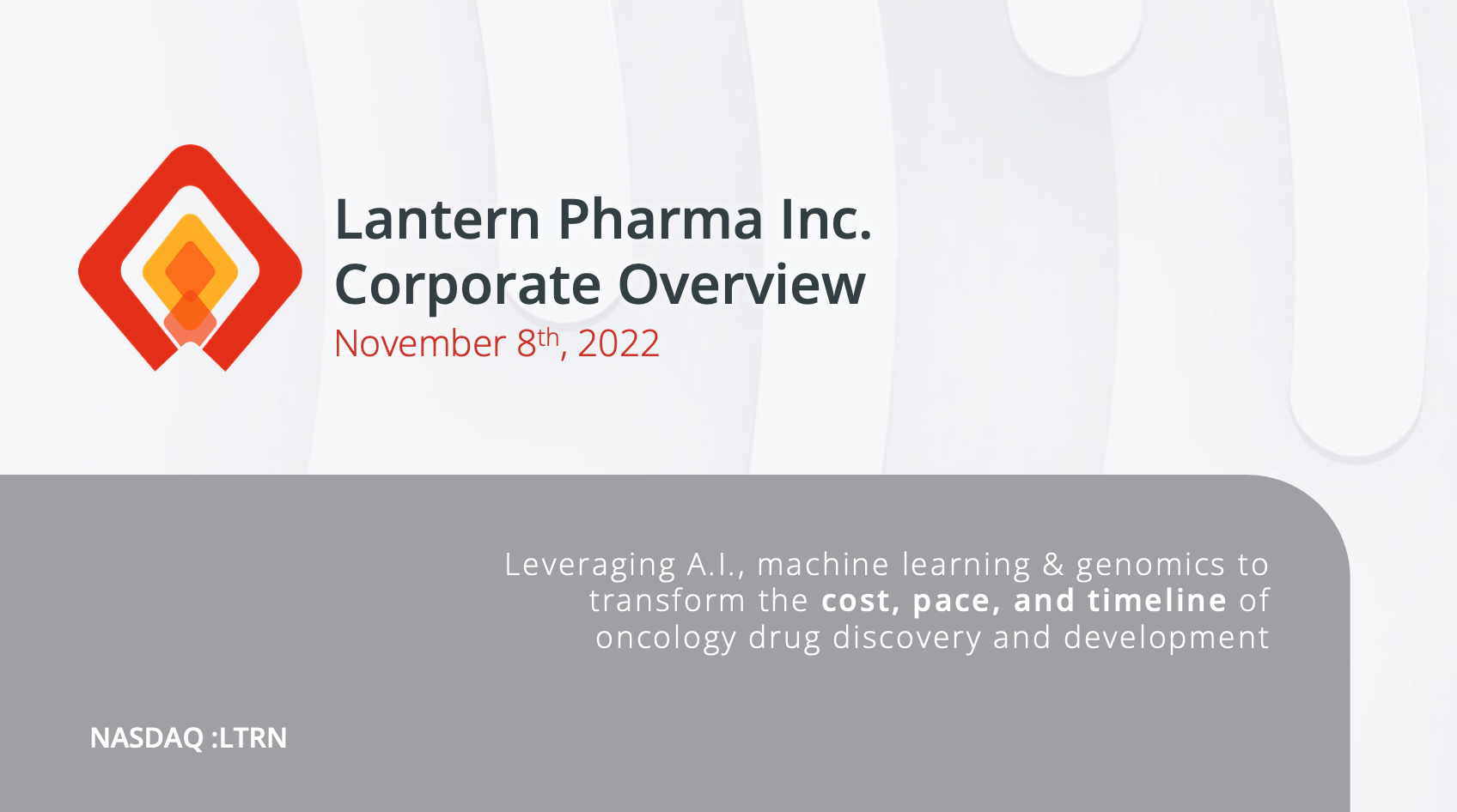 Lantern Pharma Inc - Precision Oncology Medicine